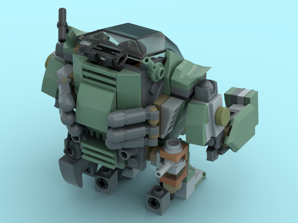 LEGO MOC Patchy Bulk Work Mech by zairse | Rebrickable - Build with LEGO