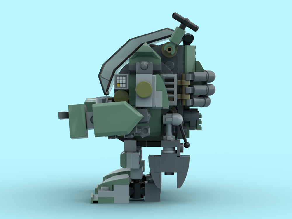 LEGO MOC Patchy Bulk Work Mech by zairse | Rebrickable - Build with LEGO