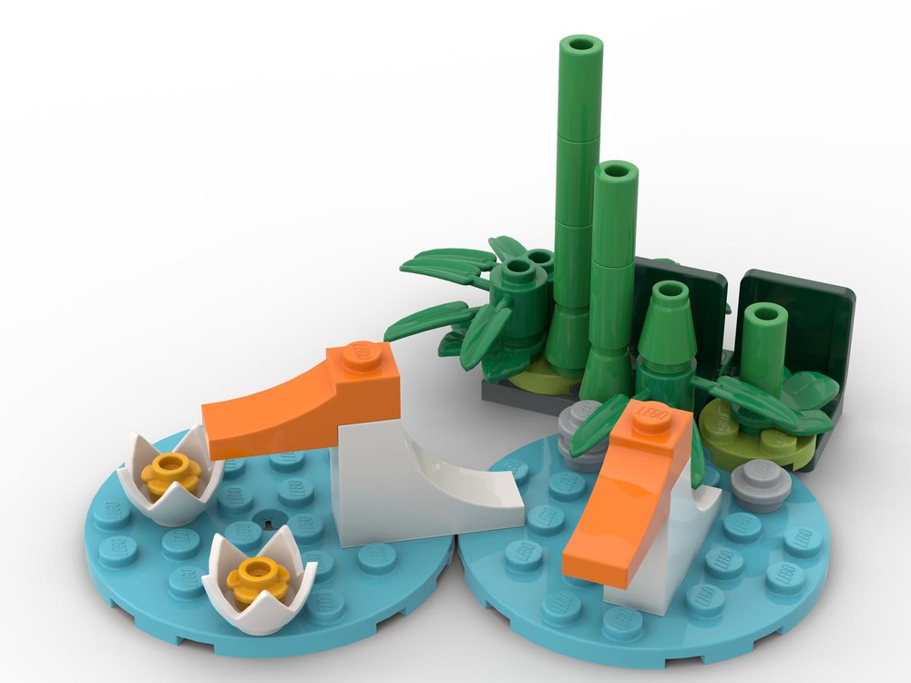 LEGO MOC 40605 Pond by knokelmaat | Rebrickable - Build with LEGO