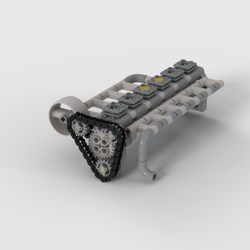 LEGO MOC Inline-6 Engine by k2szake | Rebrickable - Build with LEGO