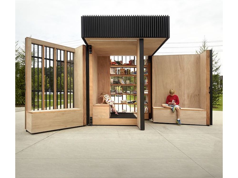 LEGO MOC Reading space - Street library by Dor0thy6 | Rebrickable ...