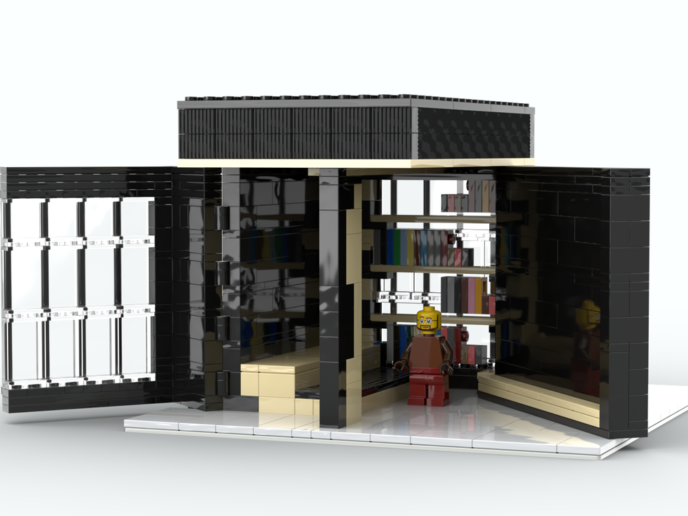 LEGO MOC Reading space - Street library by Dor0thy6 | Rebrickable ...