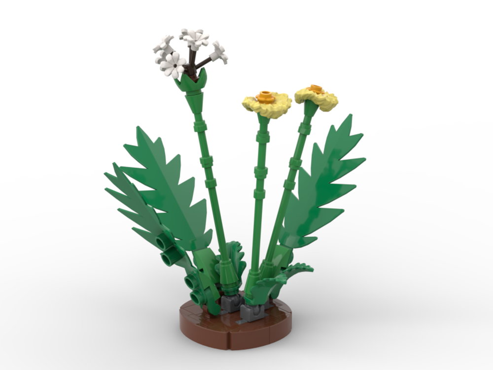 LEGO MOC Dandelion (fan-made botanical) by Mr.SpookyPumpkinHead ...
