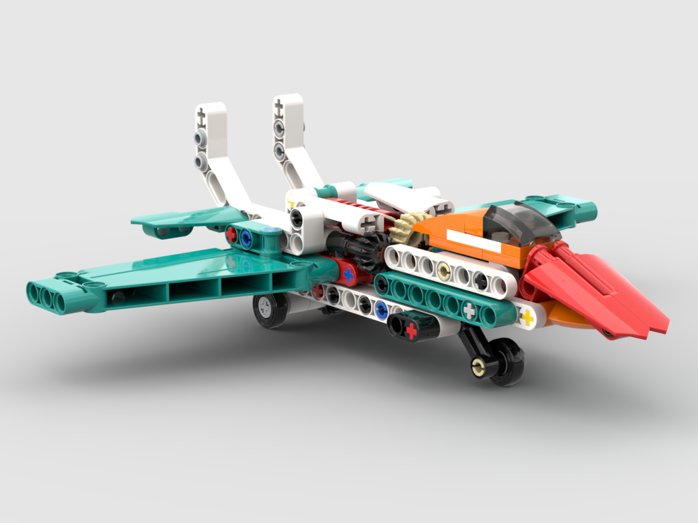LEGO MOC Jet Plane by Raptor9889 | Rebrickable - Build with LEGO