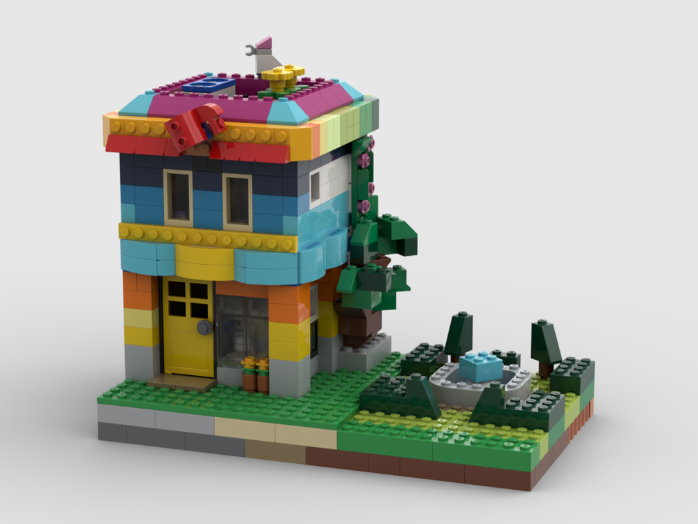 LEGO MOC 10698 - Park Cafe by ChiLegGodt | Rebrickable - Build with LEGO