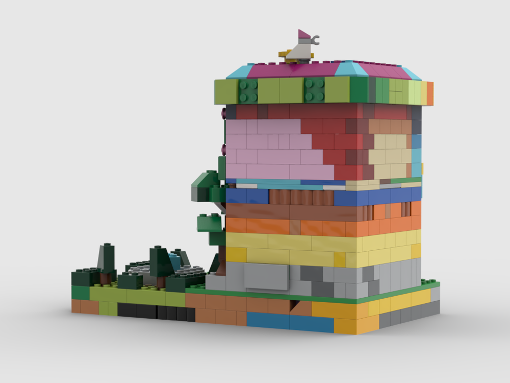 LEGO MOC 10698 - Park Cafe by ChiLegGodt | Rebrickable - Build with LEGO