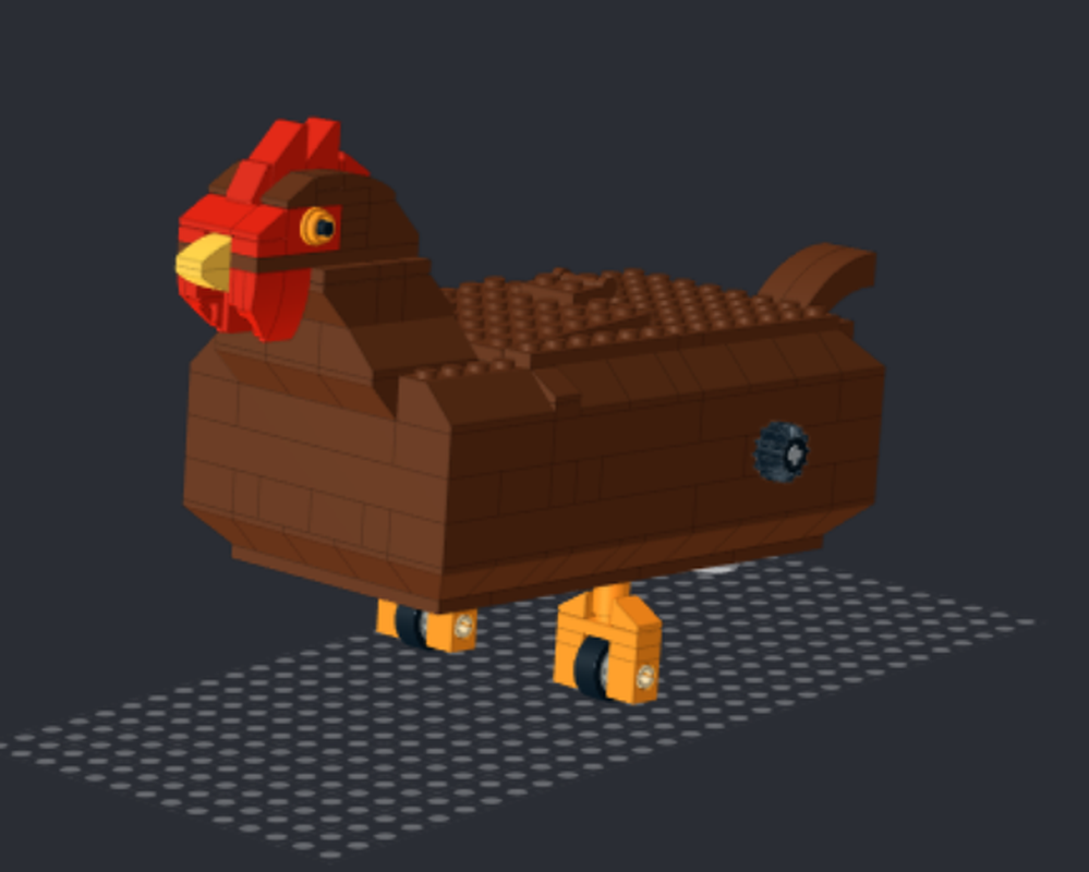 LEGO MOC easter chicken by customcarmaker | Rebrickable - Build with LEGO