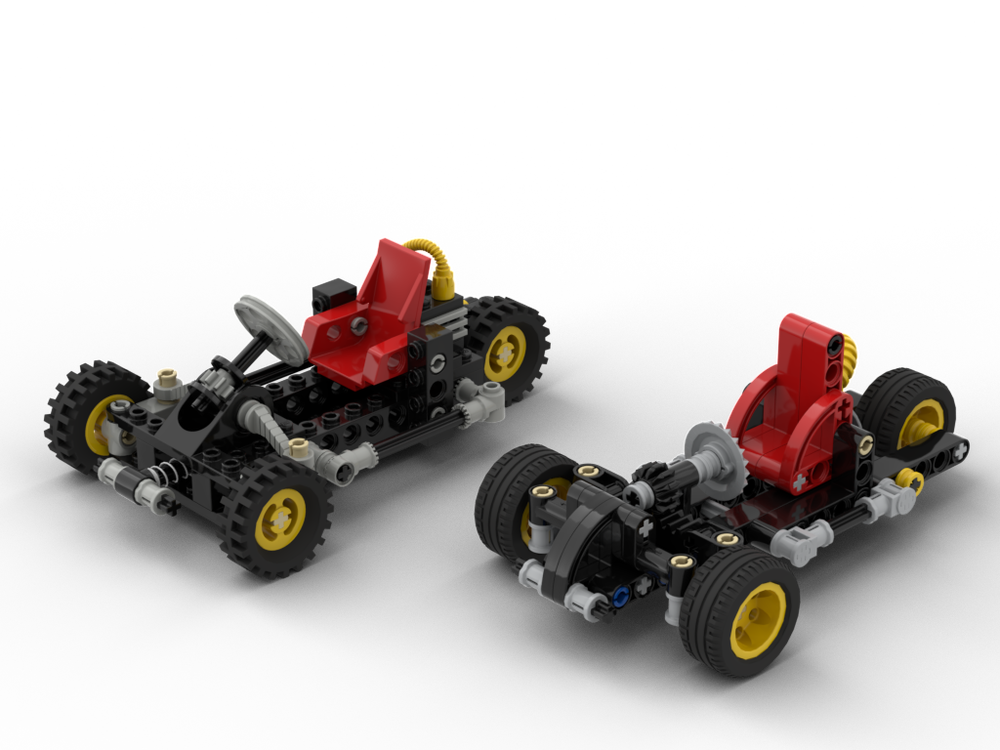LEGO MOC Three Wheeler - Studless 8832 by Viernes | Rebrickable - Build ...