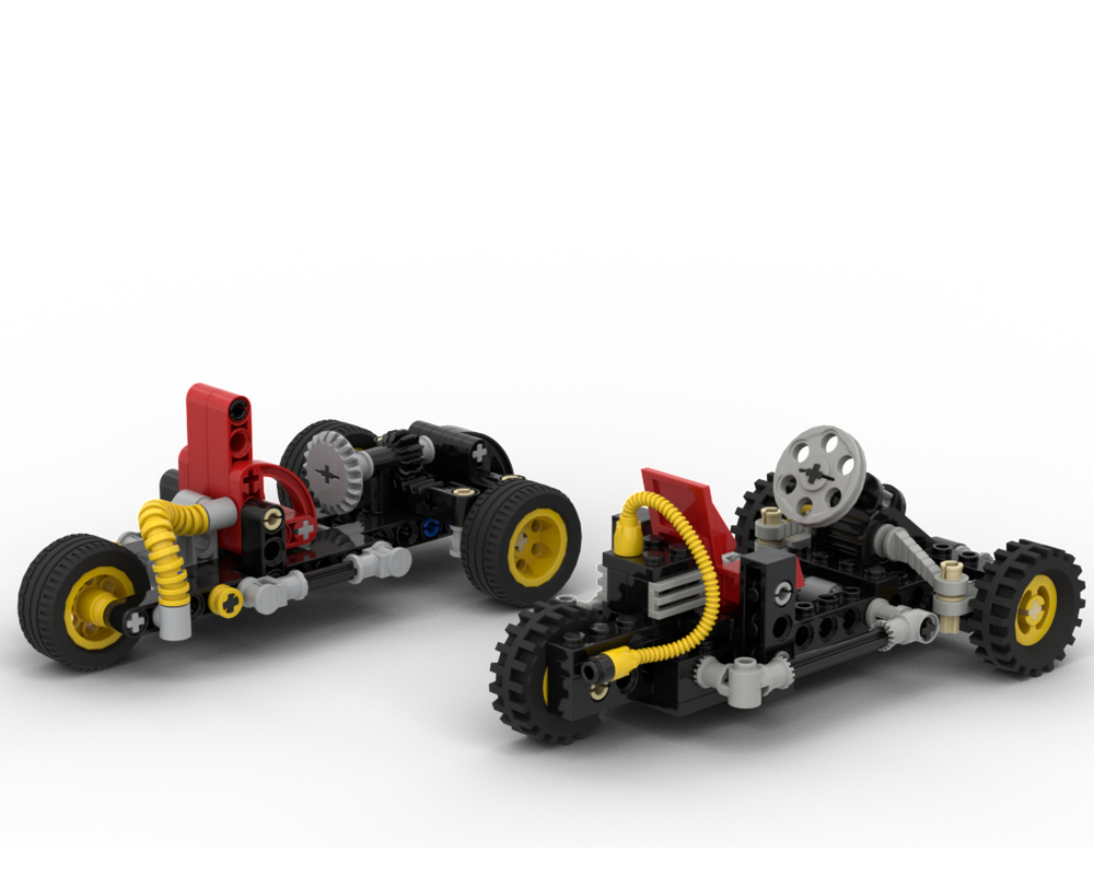 LEGO MOC Three Wheeler - Studless 8832 by Viernes | Rebrickable - Build ...