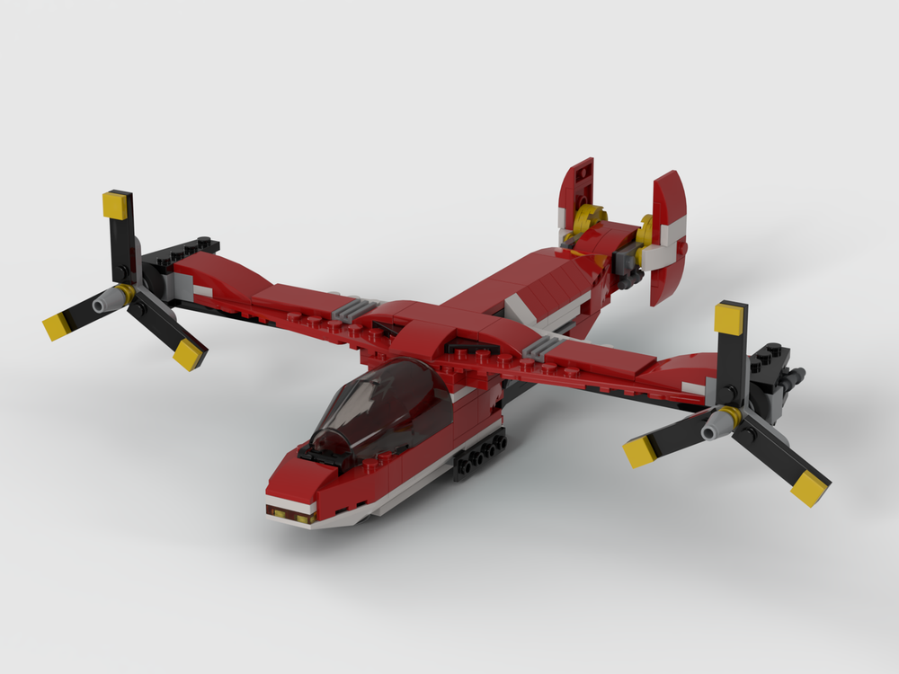 LEGO MOC 31047 Osprey Tilt Rotor Aircraft by Welsh Dynasty Builds ...