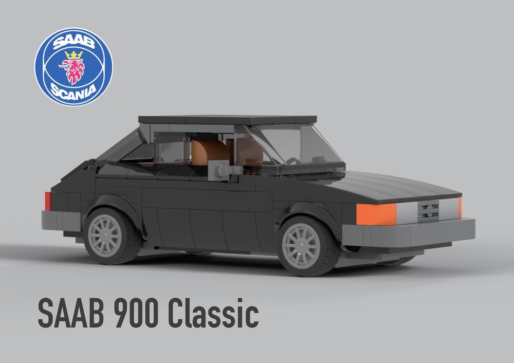 LEGO MOC Saab 900 Classic by 1_corn | Rebrickable - Build with LEGO