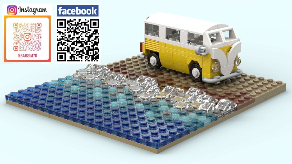 LEGO MOC Mini Volkswagen T1 by barsim70 | Rebrickable - Build with LEGO