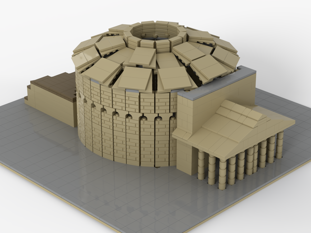 LEGO MOC Pantheon of Rome by kmbrick | Rebrickable - Build with LEGO