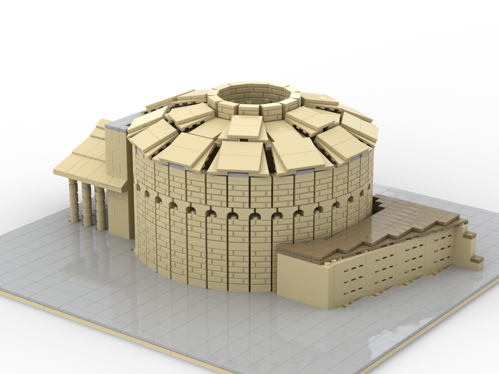 LEGO MOC Pantheon of Rome by kmbrick | Rebrickable - Build with LEGO