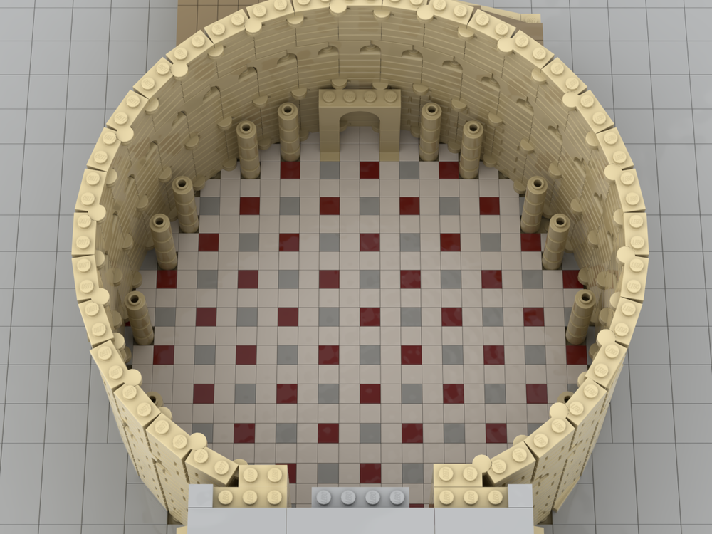 LEGO MOC Pantheon of Rome by kmbrick | Rebrickable - Build with LEGO