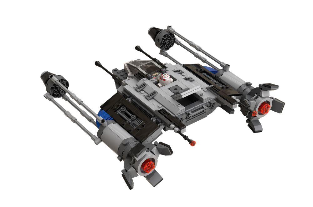 LEGO MOC M-Wing Bomber by ptolamy | Rebrickable - Build with LEGO