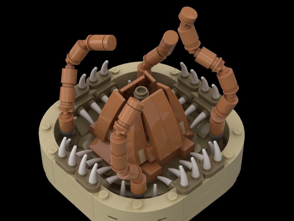 LEGO MOC Sarlacc by fineadditionbricks | Rebrickable - Build with LEGO