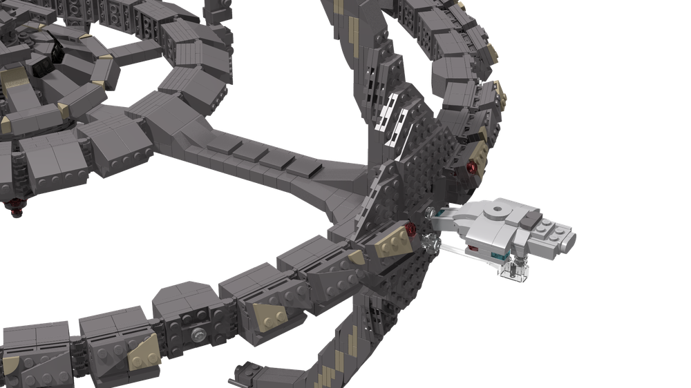 LEGO MOC Deep Space Nine Cardassian Nor-Type Space Station + Scale USS ...