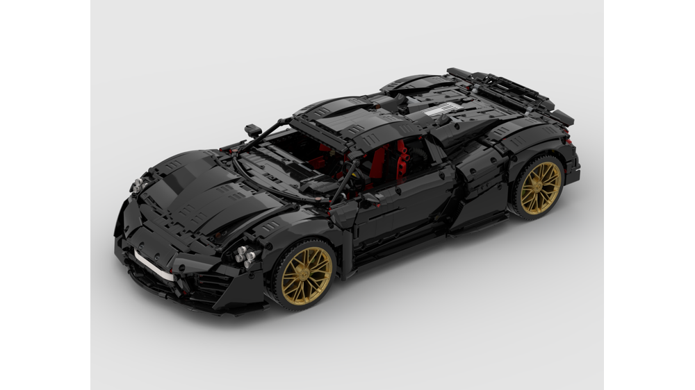 Lego Moc Porsche 918 Spyder 18 Manual By Skclego Rebrickable