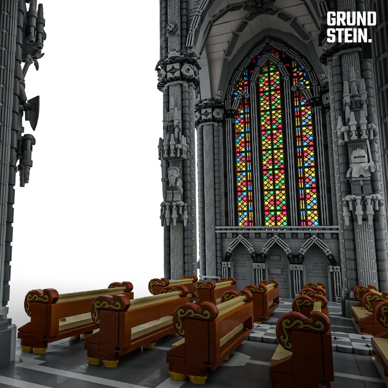 LEGO MOC Gothic Cathedral- Cross Section | Minifigure Scale 1:42 ...