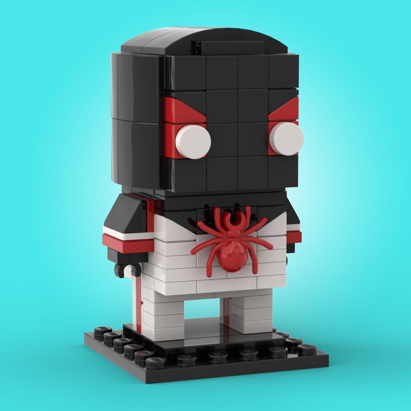 LEGO MOC Spiderman Miles Morales T.R.A.C.K Suit Brickheadz by ...