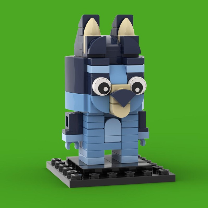 LEGO MOC Bluey Brickheadz - Miniature Scale by custominstructions ...