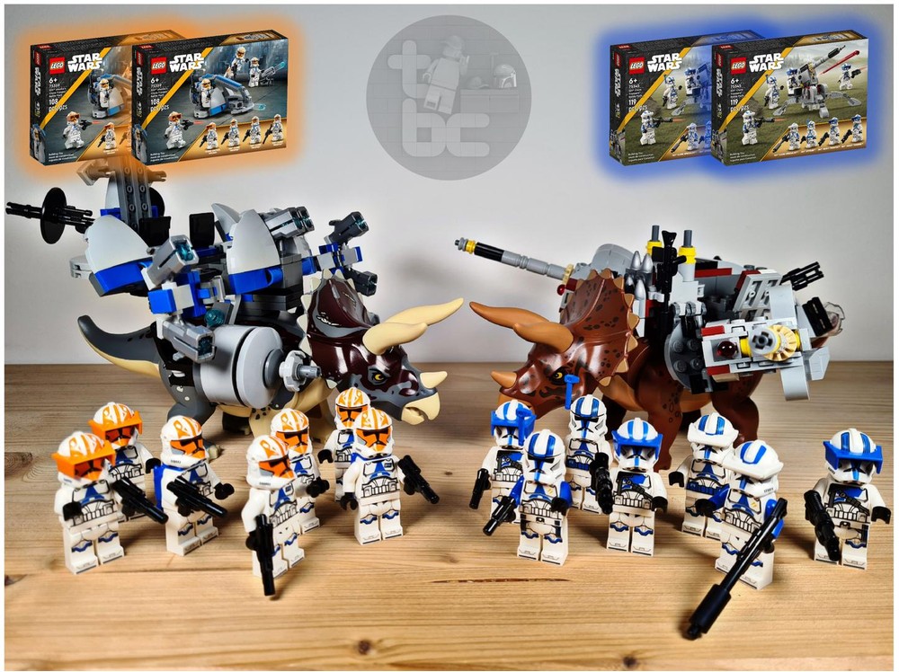 LEGO MOC 75359 - 332nd Clone Dino Rider by the_bricked_cave ...