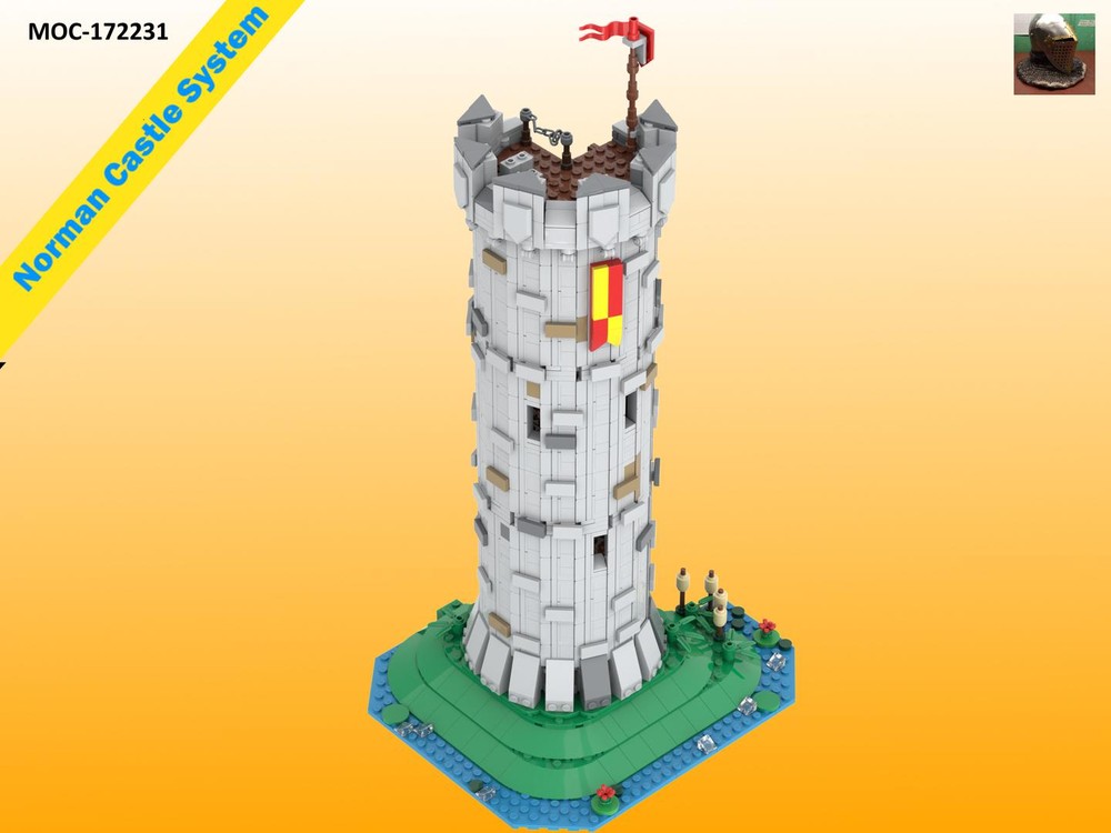 LEGO MOC Modular Round Tower for Norman Keep by evilMedieval ...