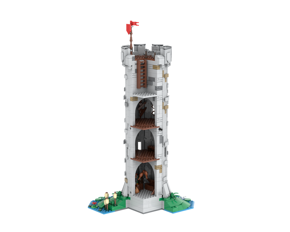 LEGO MOC Modular Round Tower for Norman Keep by evilMedieval ...