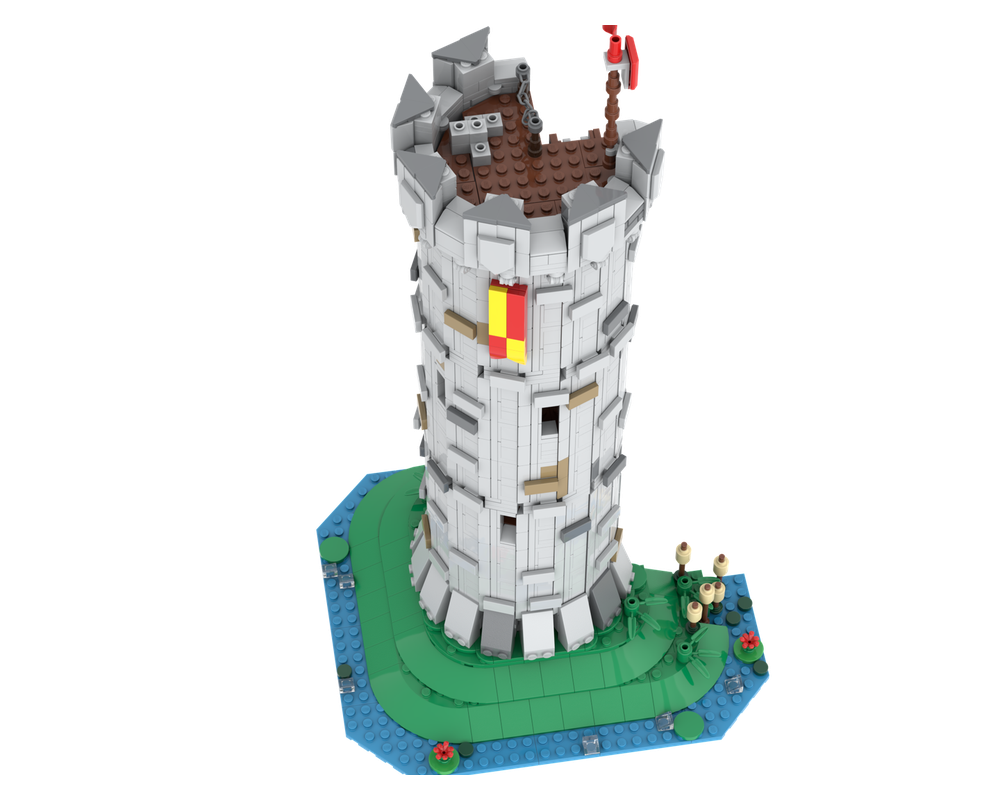 LEGO MOC Modular Round Tower for Norman Keep by evilMedieval ...