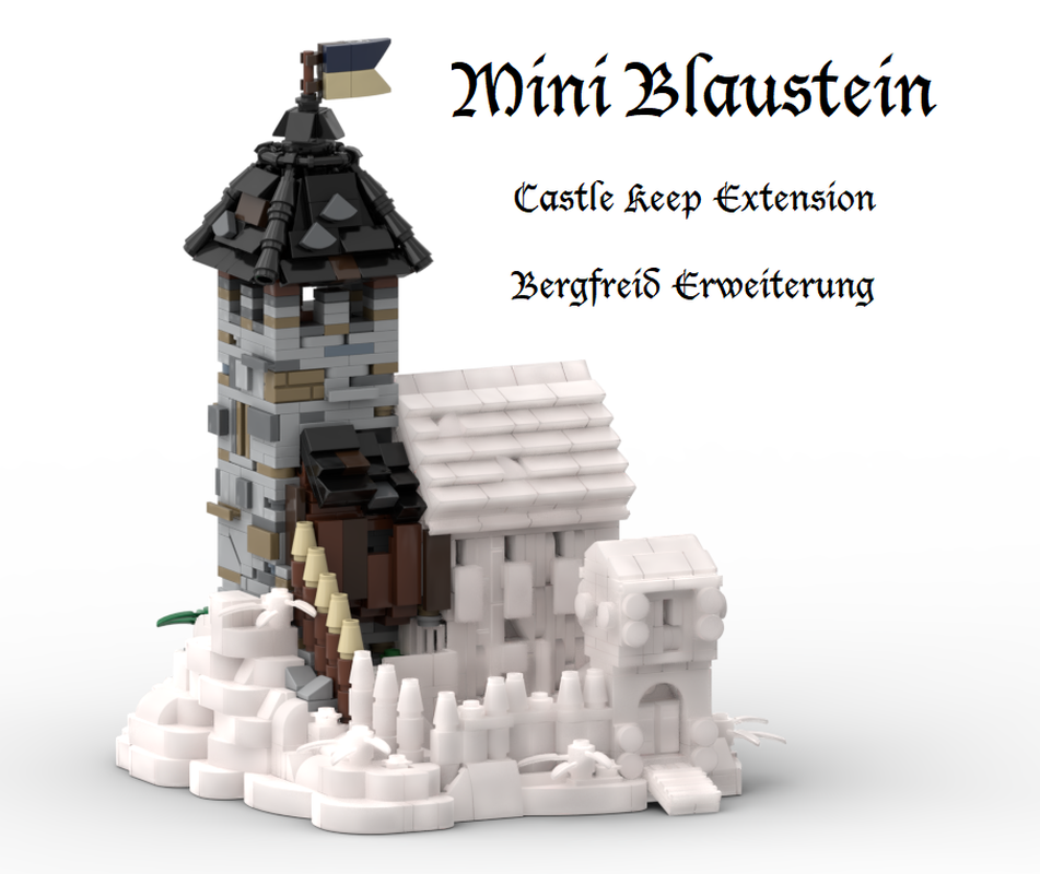 LEGO MOC Mini Blaustein Castle - Castle Keep Extension (Version 5.2) by ...