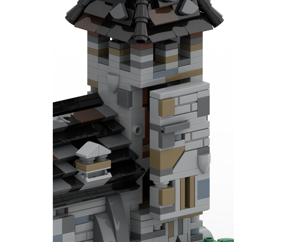 LEGO MOC Mini Blaustein Castle - Castle Keep Extension (Version 5.2) by ...