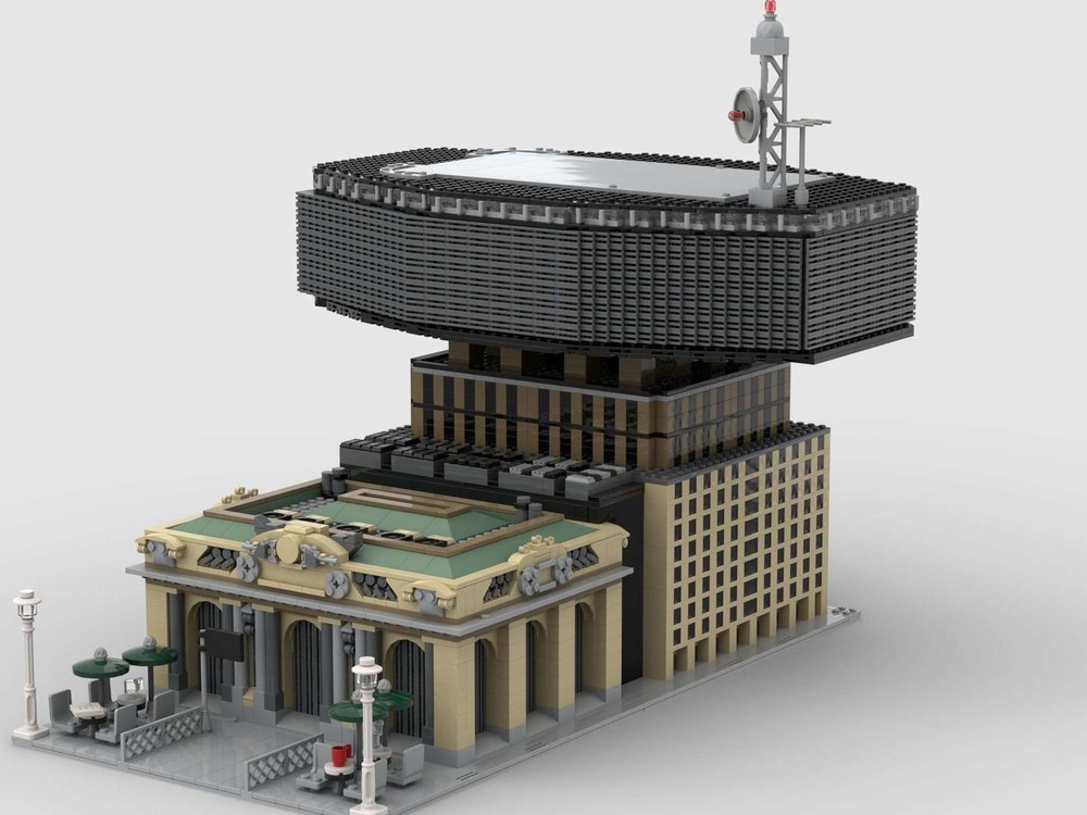 LEGO MOC Grand Central Terminal and Metlife Add-on by Brother Bear ...