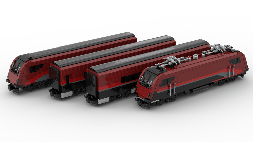LEGO MOC Locomotive électrique - ÖBB 1216 Railjet - MOC by Mimi68 ...
