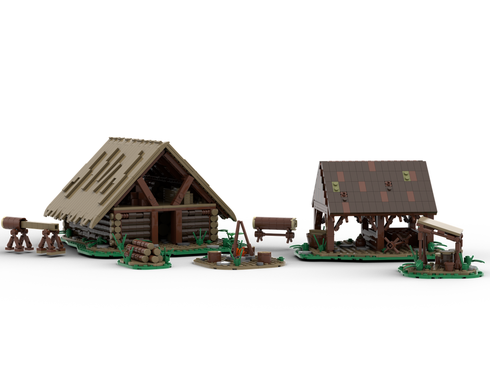 LEGO MOC Medieval Logging Camp by TimBricks99 | Rebrickable - Build ...