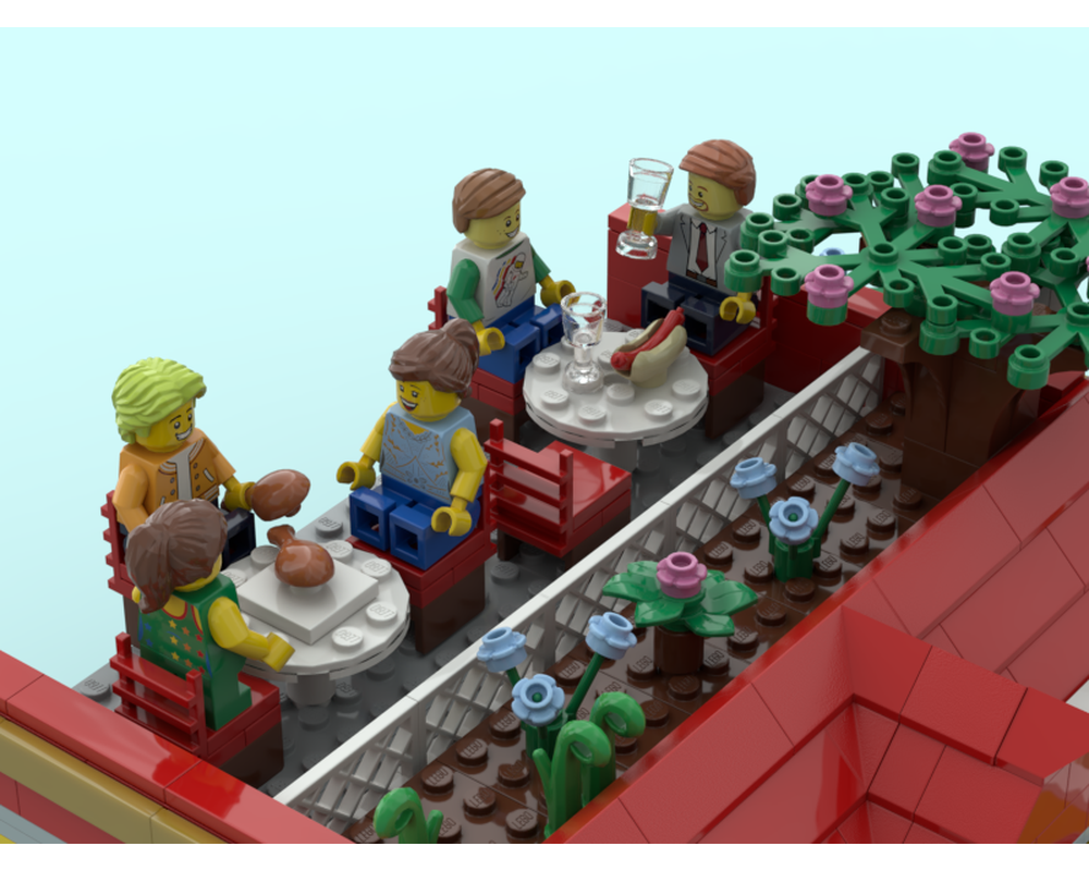 LEGO MOC Restaurant by Mr_Minifigure | Rebrickable - Build with LEGO