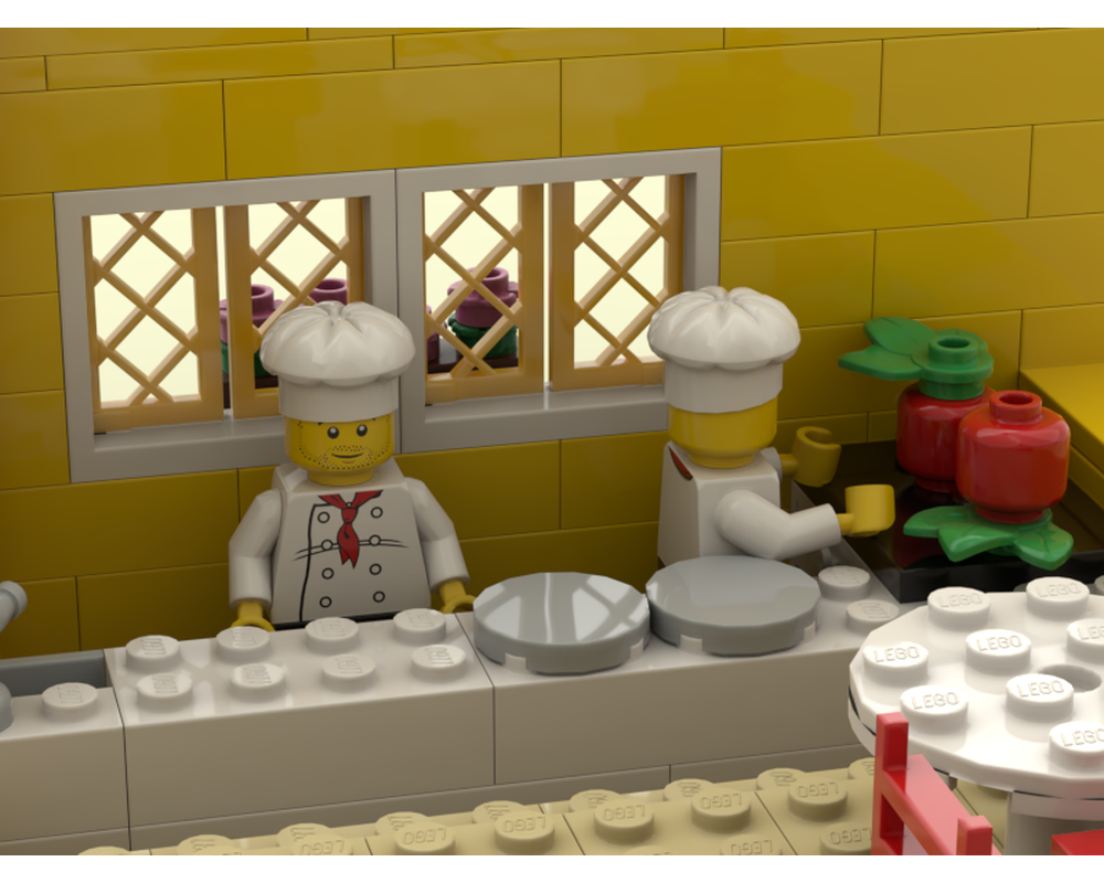 LEGO MOC Restaurant by Mr_Minifigure | Rebrickable - Build with LEGO
