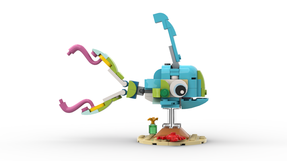 LEGO MOC Tropical Fish by mesjaam | Rebrickable - Build with LEGO