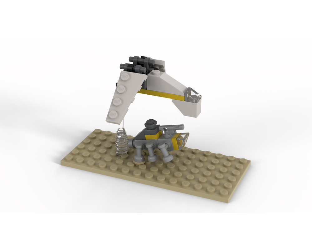 LEGO MOC Mini Republic Dropship and mini AT-TE by hrodas | Rebrickable ...