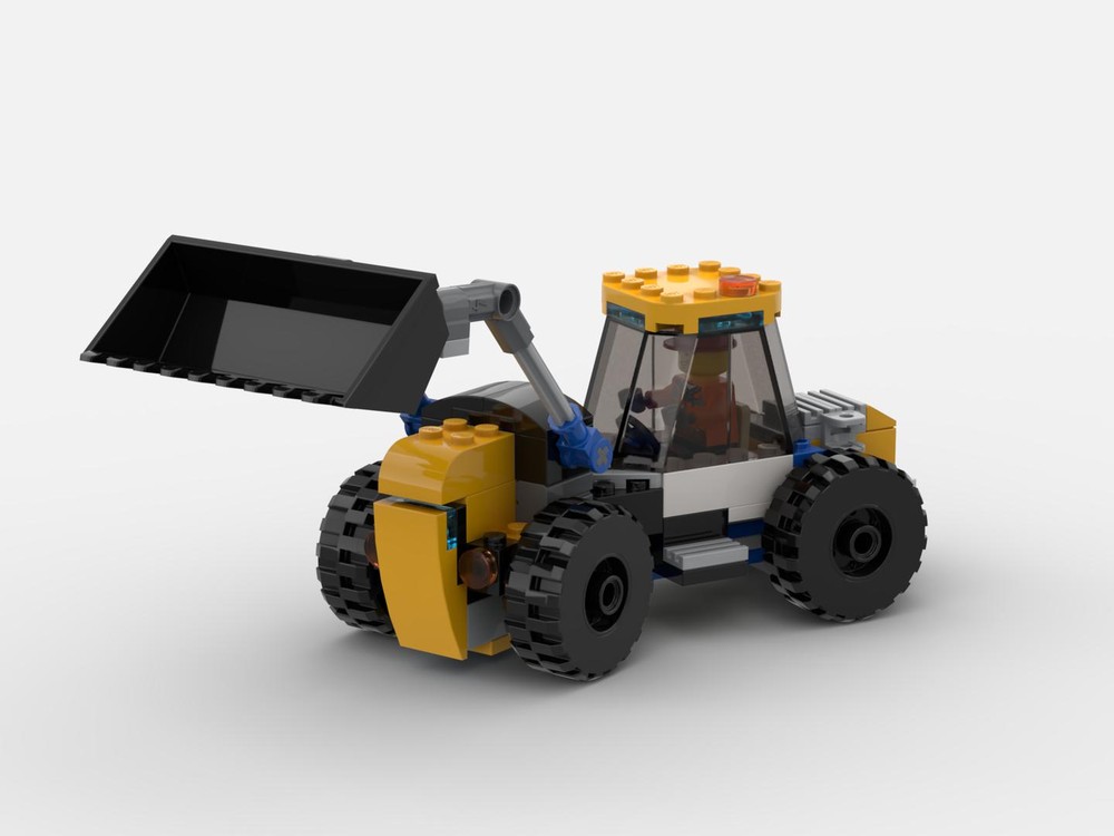 LEGO MOC 60385 Front Loader by BrickBash | Rebrickable - Build with LEGO