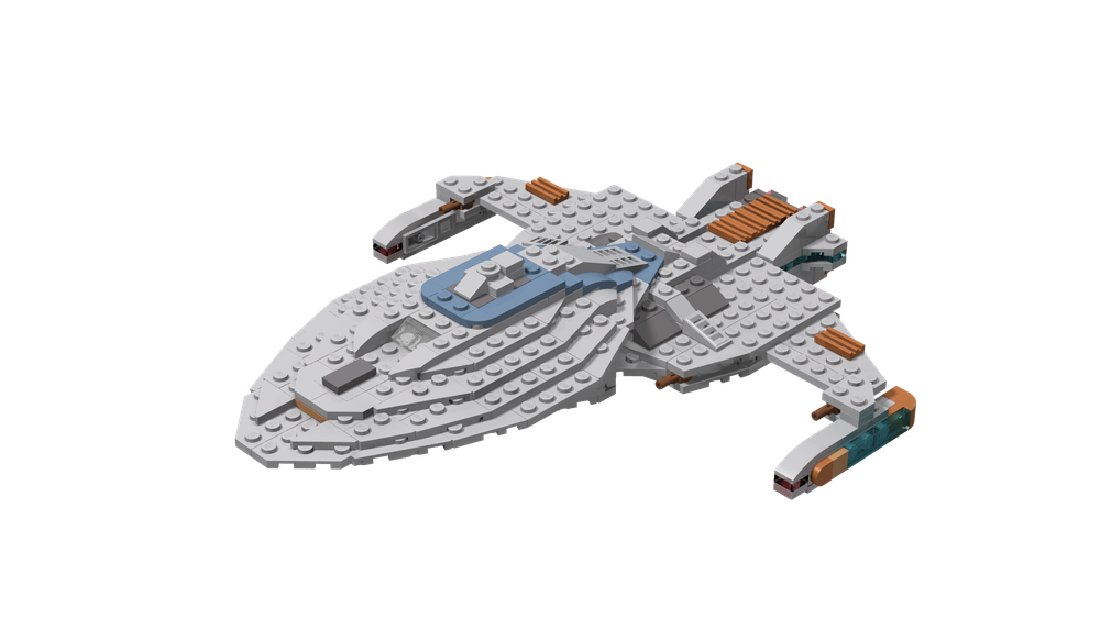 LEGO MOC USS Yeager Yeager-type Starship by LegendAJ | Rebrickable ...