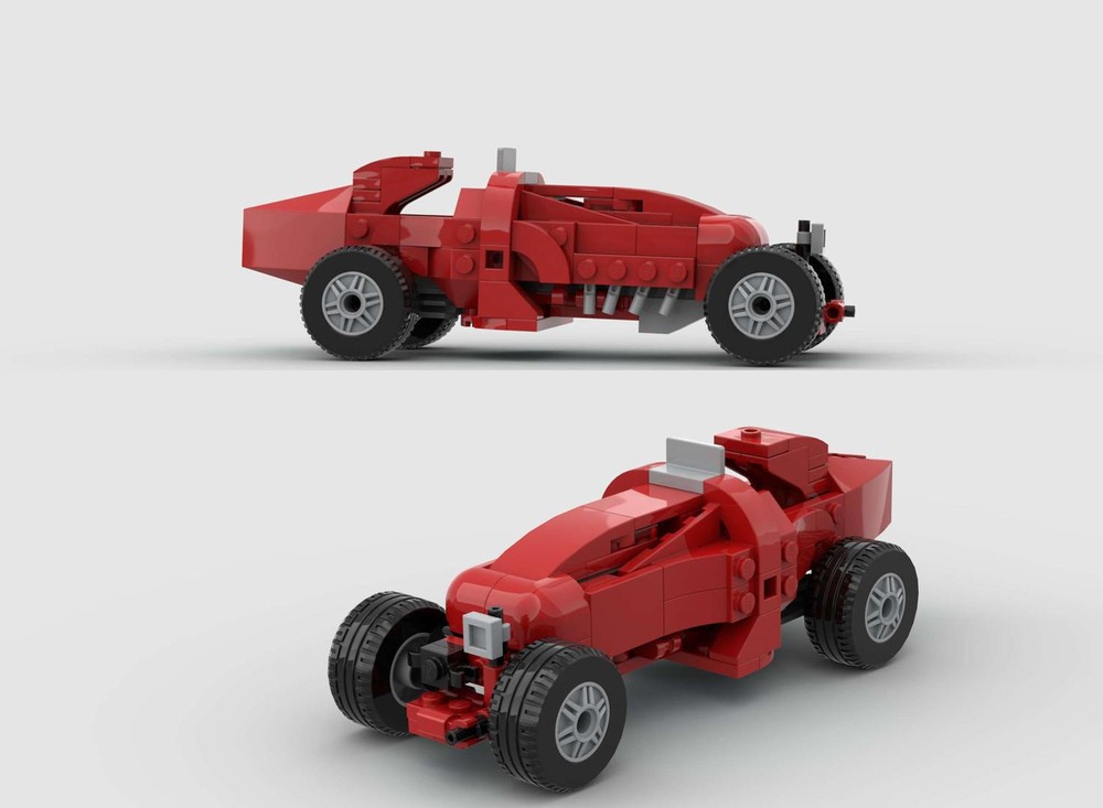 LEGO MOC Vintage F1 Racer by mm25 | Rebrickable - Build with LEGO