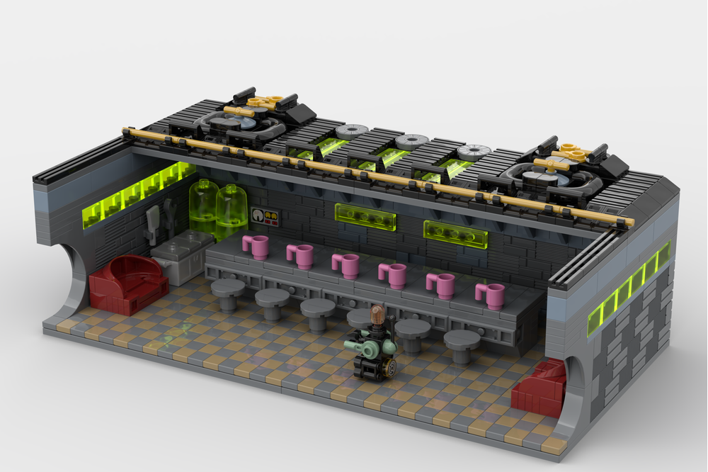 LEGO MOC Cyberpunk Bar by lottiesbricks | Rebrickable - Build with LEGO