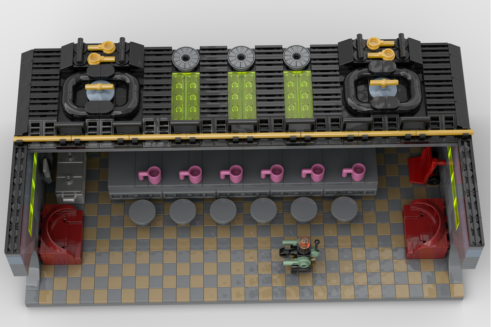 LEGO MOC Cyberpunk Bar by lottiesbricks | Rebrickable - Build with LEGO
