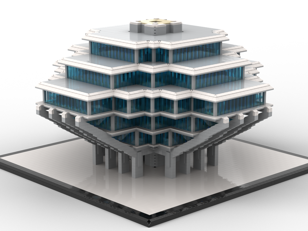 LEGO MOC San Diego Geisel Library by kmbrick | Rebrickable - Build with ...