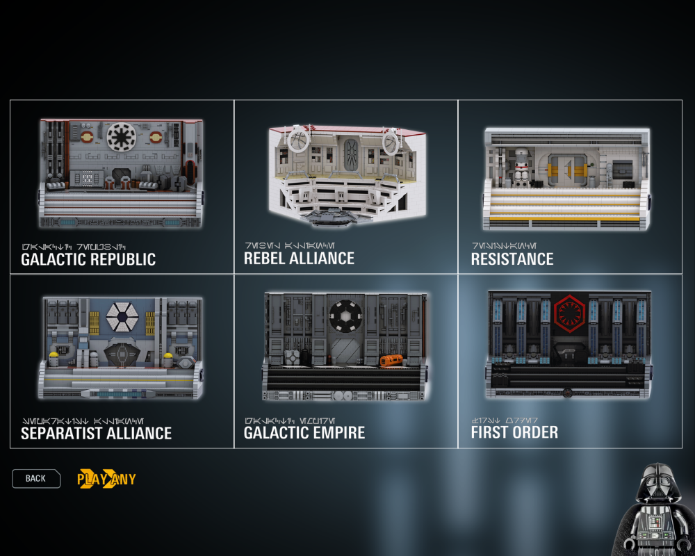 LEGO MOC SW The Skywalker Saga - Minifigures Display Stands (6 Main ...