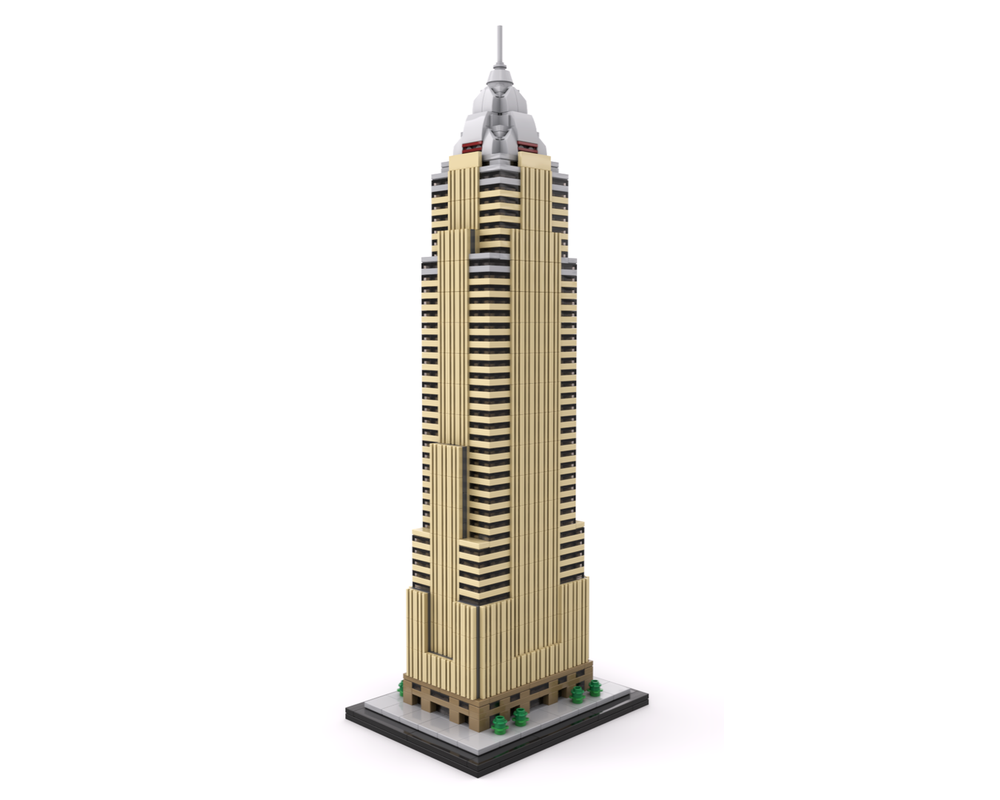 LEGO MOC Key Tower Cleveland 1:800 Scale (Society Center) by SPBrix ...