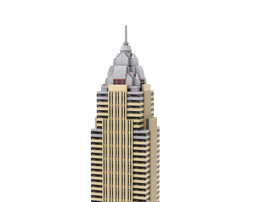 LEGO MOC Key Tower Cleveland 1:800 Scale (Society Center) by SPBrix ...