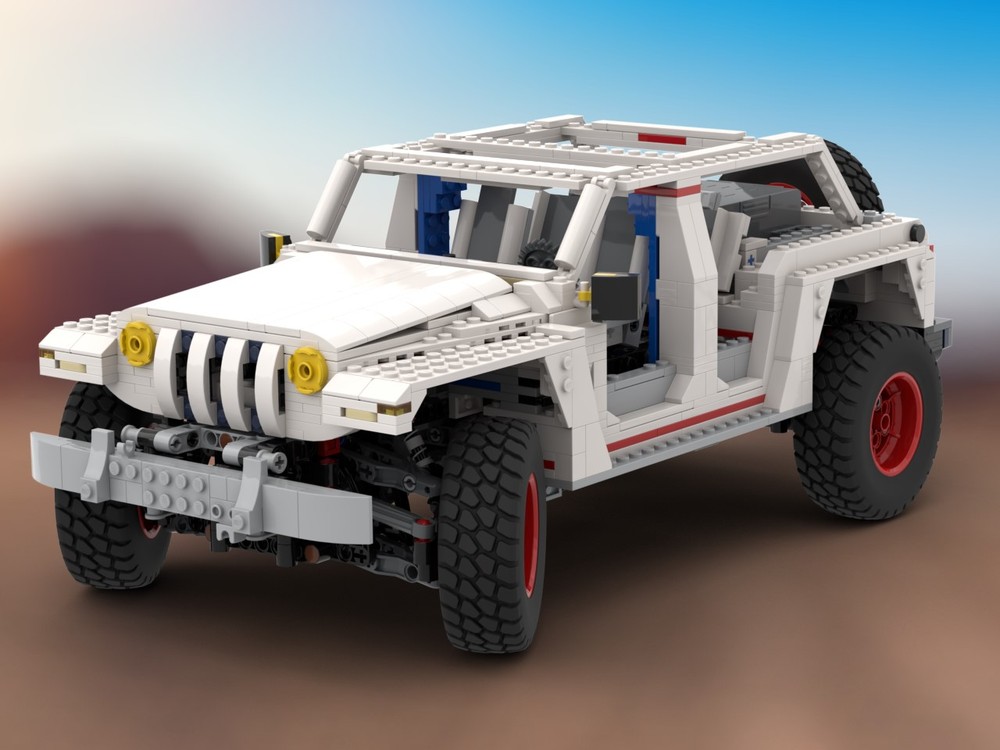 LEGO MOC Jeep Wrangler 1:10 (10318/42160) by Mr.Platinum | Rebrickable ...