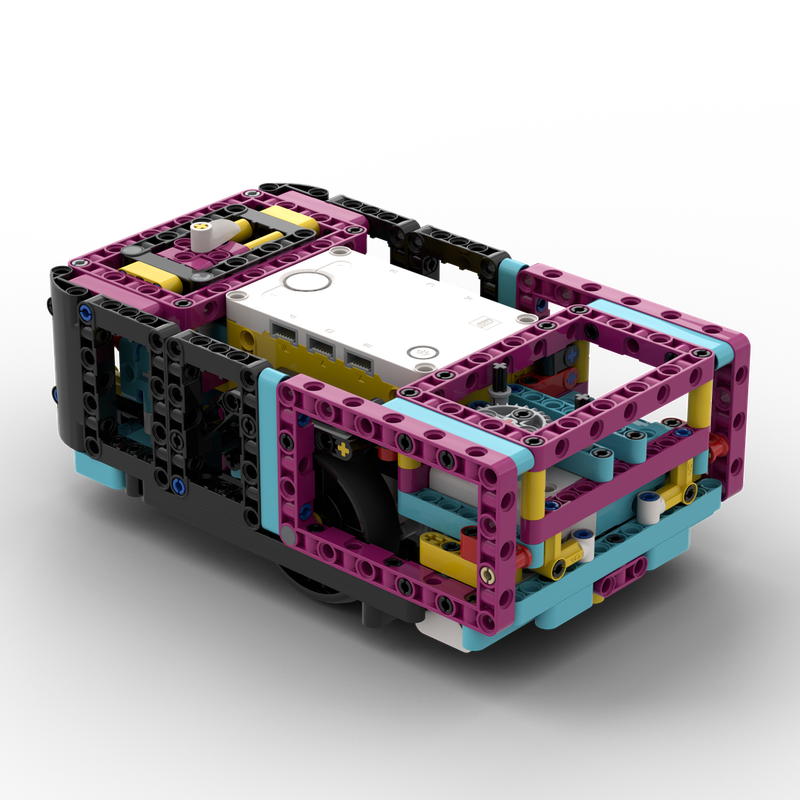 LEGO MOC Compact Driving Base with Small Wheels by uImagine ...